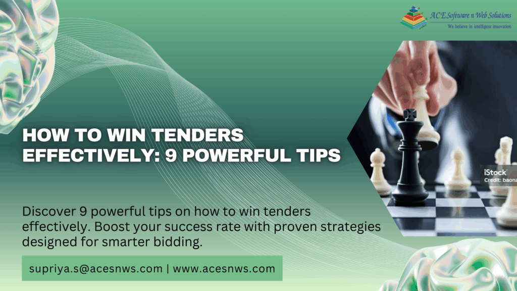 How to Win More Tenders: A Step-by-Step Guide [9 Powerful Tips]