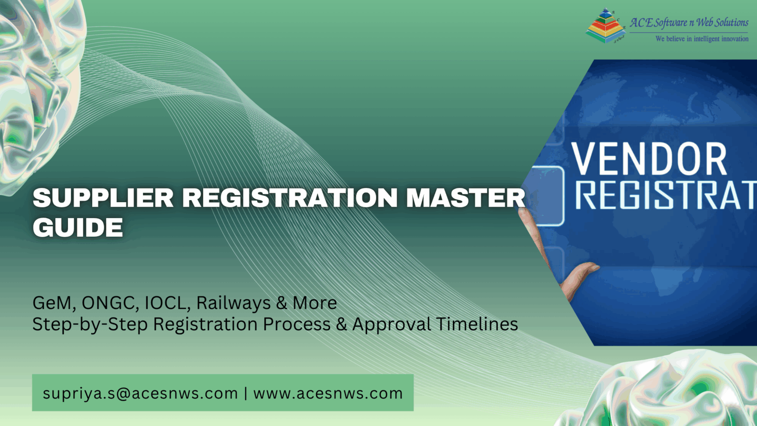 Supplier Registration Master Guide - GeM, ONGC, IOCL, Railways